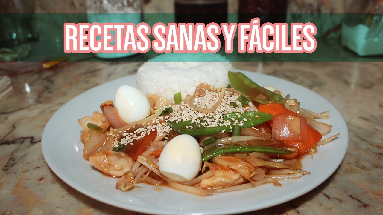 Chifa: Saltado de verduras con pollo. Rápido, fácil y saludable. Nivel ...