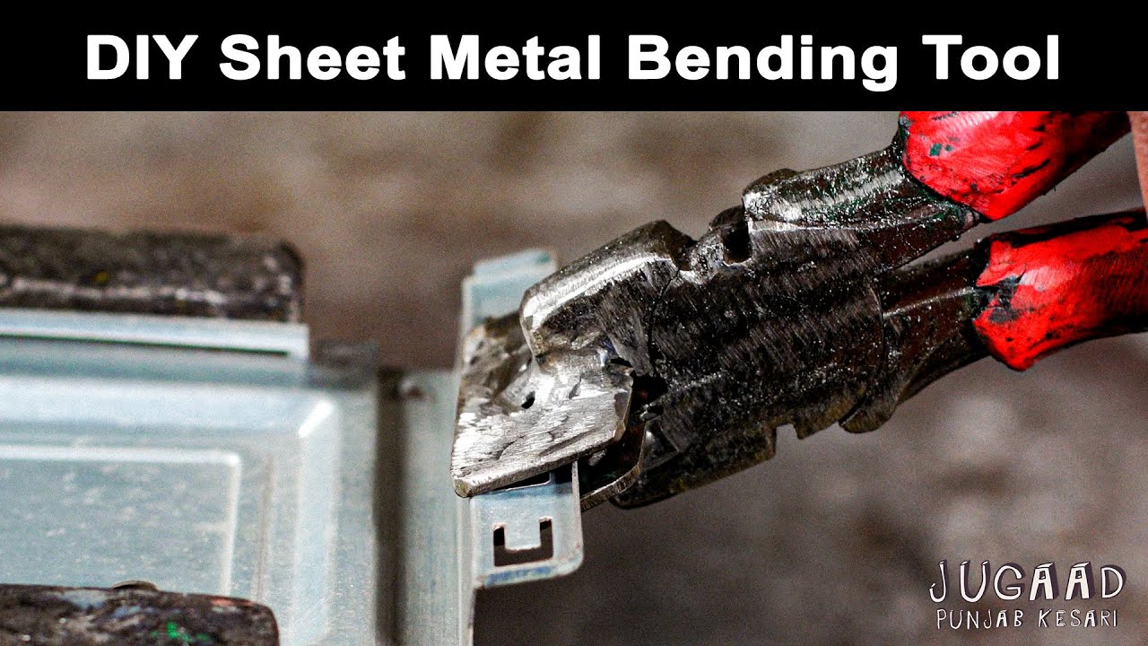 DIY Sheet Metal Bending Tool Using Plier - YouTube