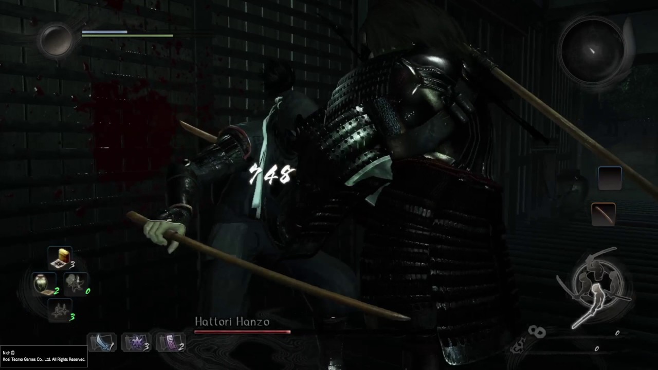 NIOH Jefe HATTORI HANZO-NIOH BOSS fight HATTORI HANZO - YouTube