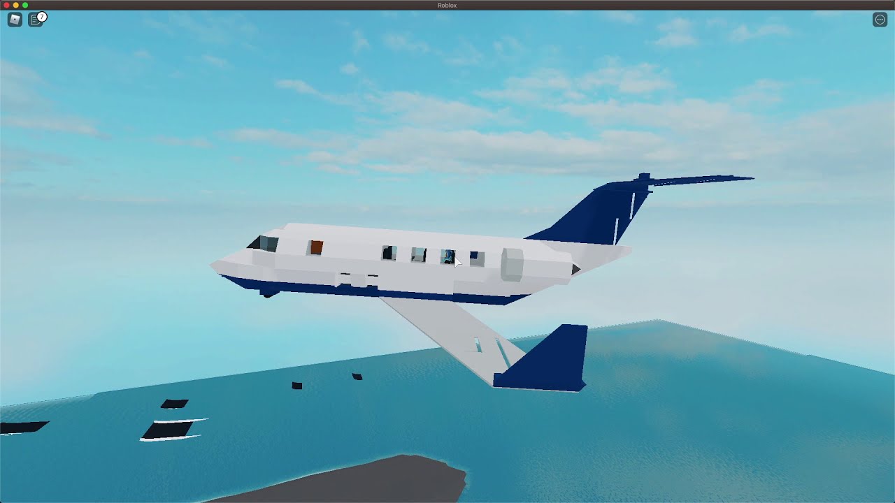 Private jet roblox plane crazy - YouTube