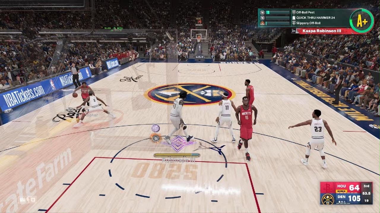 NBA 2K23 contact dunk - YouTube