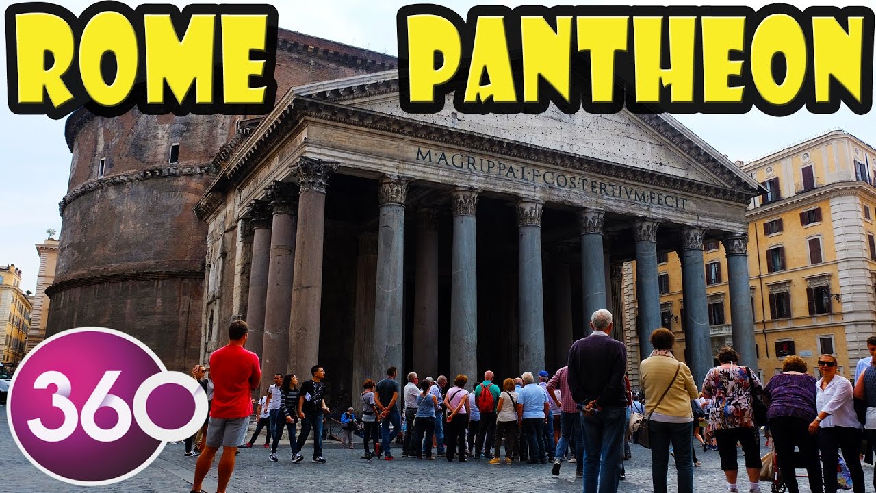 Outside the Pantheon - The Best of Rome in 360° Video 3 of 8 - YouTube