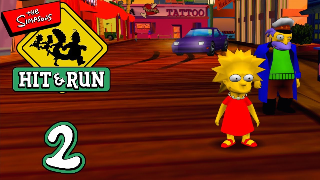 🎮 Let's Play 🎮 The Simpsons Hit and Run [Part 2] - Enter Aliens? Case of the Missing Bart! - YouTube
