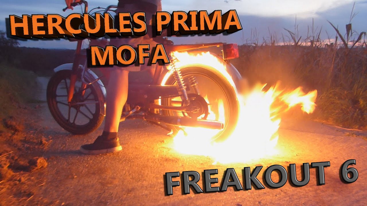 Hercules Prima 5s Mofa Freakout 6 | Excellent - YouTube