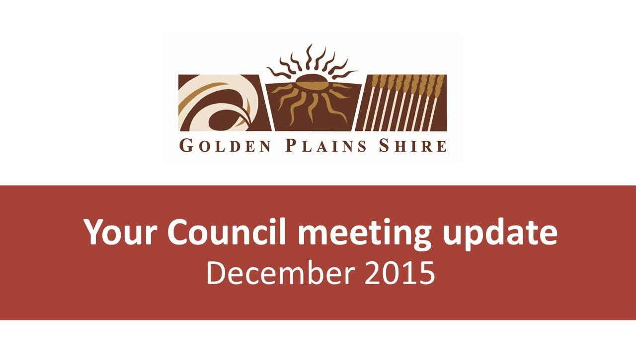 Council Meeting Update December 2015 - YouTube