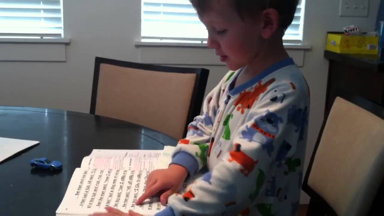Ollie Can Read - 4 years old! - YouTube
