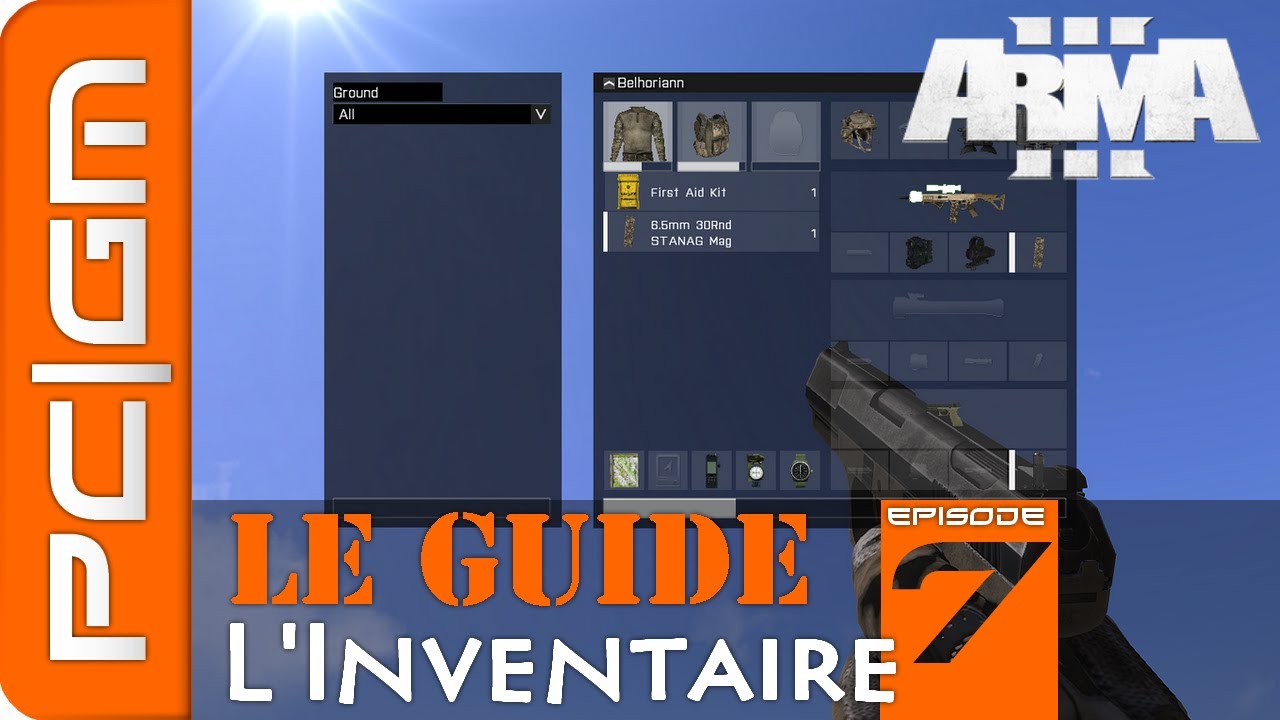 Arma 3 | Le Guide #7 : L'inventaire - YouTube