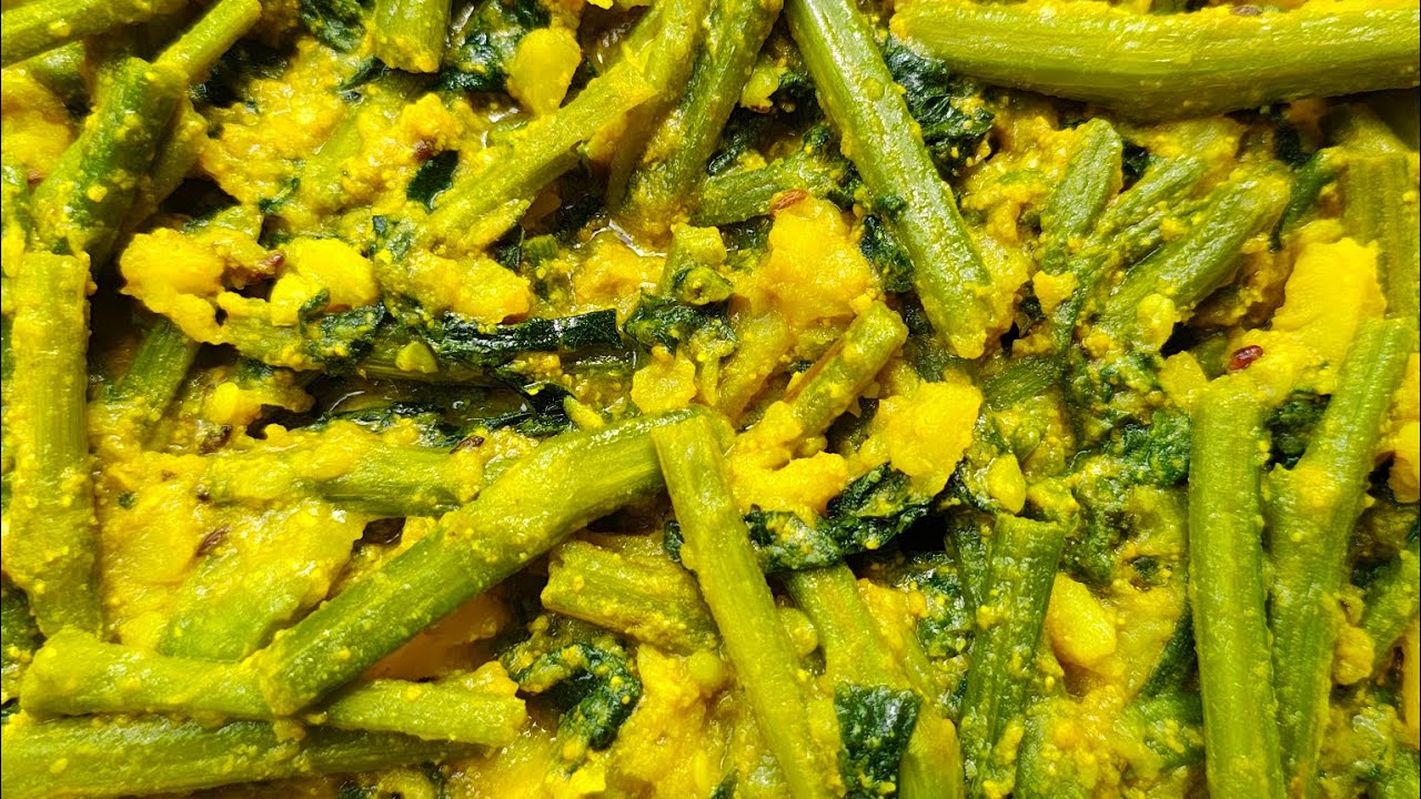 kumro shaak chor chori/Bengali recipe kumro shaak/vegetable recipe 2024 ...