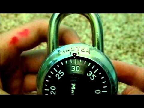 How to Unlock Your Lock With a Combination - YouTube