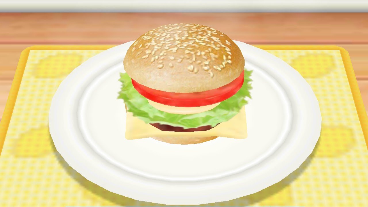 Cooking Mama | Teriyaki Chicken Burger - YouTube