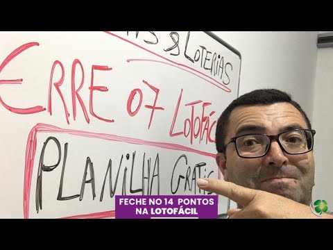 Errar para acertar na lotofacil   planilha lotofacil errar 4 e 5 e 7 dezenas