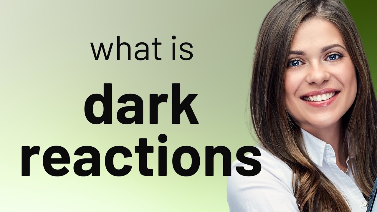 Understanding "Dark Reactions" in Photosynthesis - YouTube