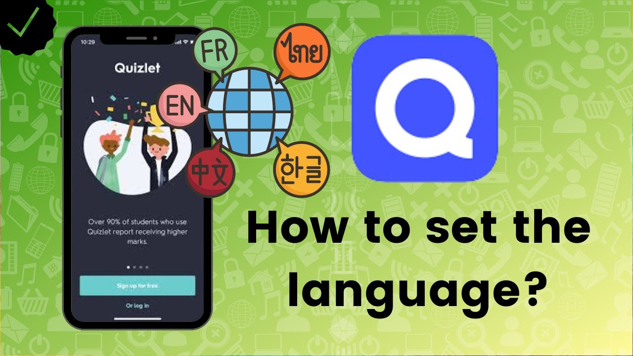 How to set the language of the terms and definitions in Quizlet? - YouTube