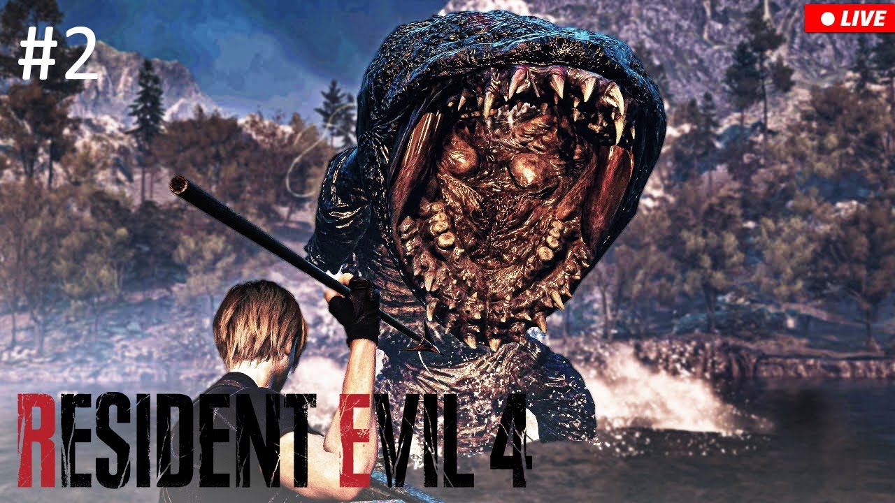 MELAWAN LELE RAKSASA LEGENDARIS EL LAGO !! - Resident Evil 4 REMAKE #2 ...