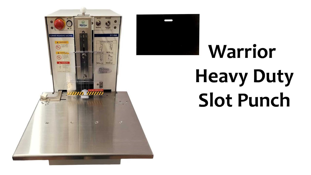 Warrior Heavy Duty Slot Punch - YouTube