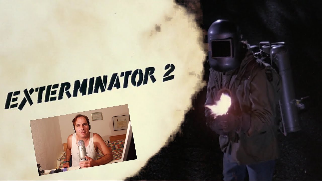 Crítica de El Exterminador 2 # Robert Ginty # Vengador con lanzallamas ...