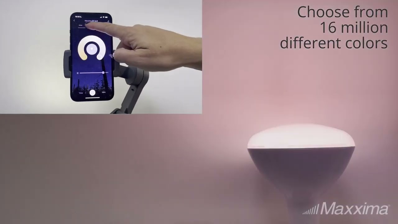 Smart WiFi LED BR40 Multicolor Light Bulb, 80W Equal, Dimmable, CCT ...