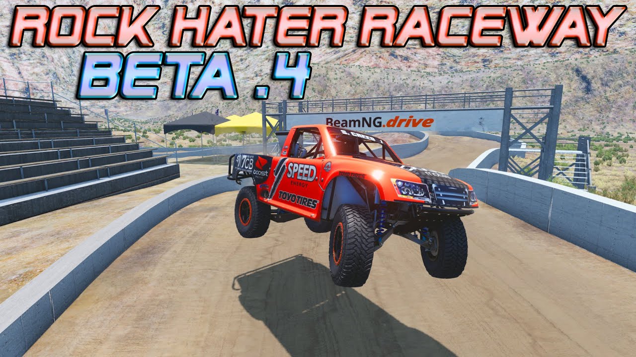NEW BeamNG Short Course Track - Rock Hater Raceway Beta .4 - YouTube
