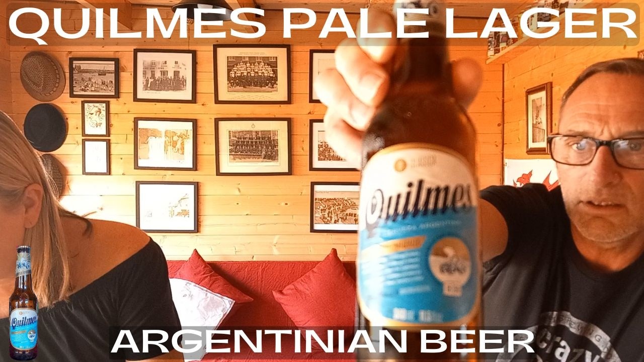Quilmes Pale Lager Beer Review Argentinian Beer - YouTube