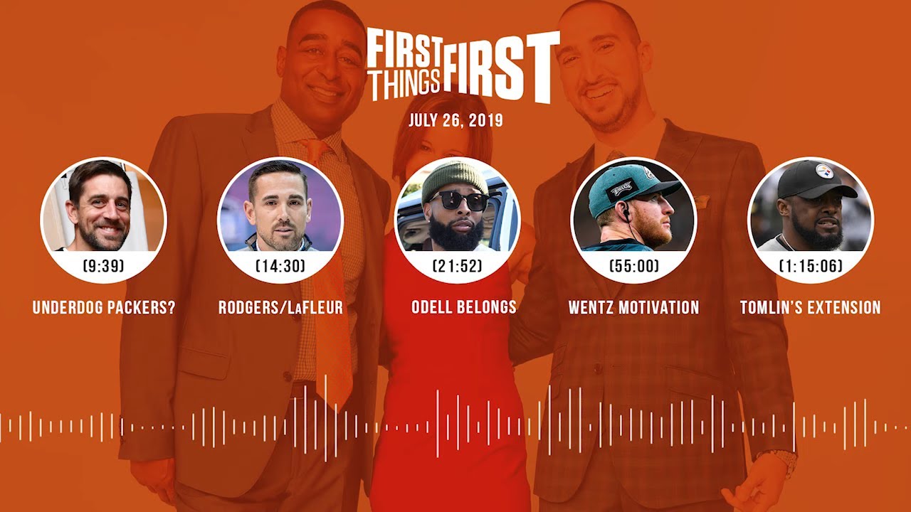 First Things First audio podcast (7.26.19)Cris Carter, Nick Wright ...