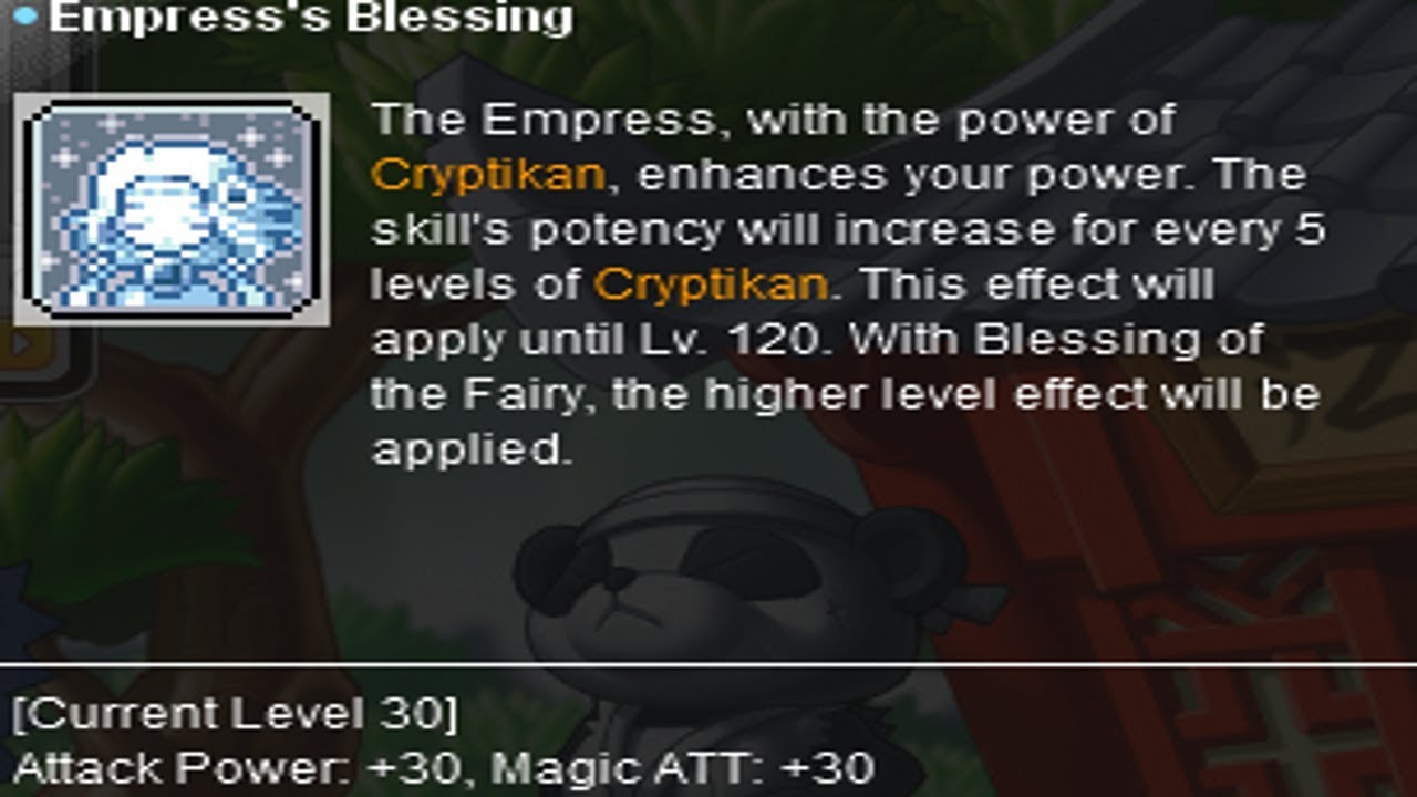 Maplestory Empress's Blessing Level 30 - YouTube