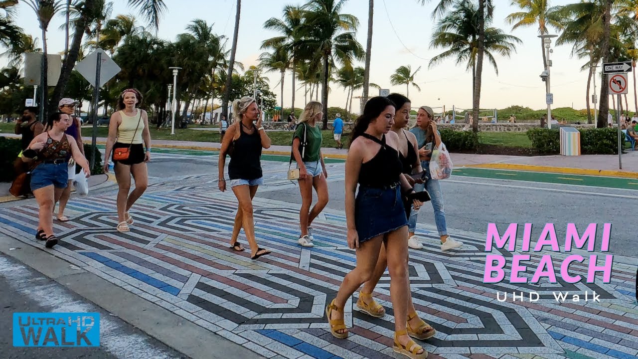 Miami Beach Walk 4k 🇺🇸 Walking tour of South Beach, Florida USA - YouTube