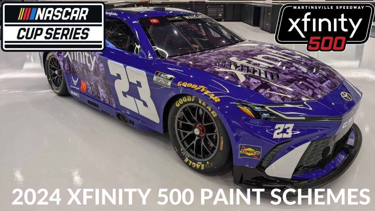 2024 Xfinity 500 Paint Schemes - YouTube