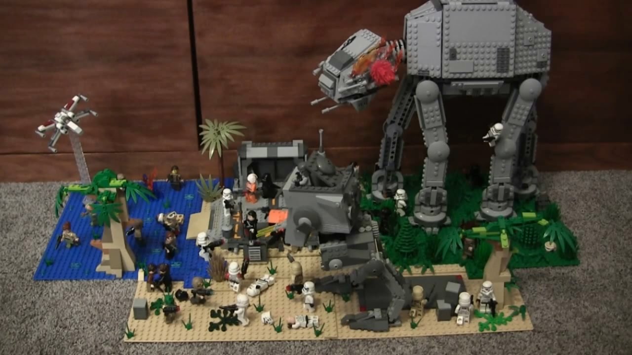 Lego Star Wars Battle on Scarif MOC - YouTube