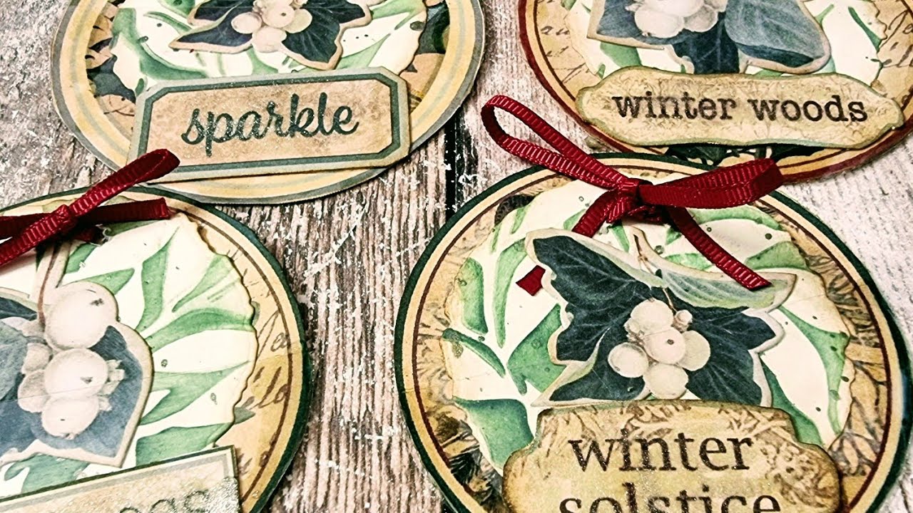 Decorating Ephemera & Embellishments - Circle Pockets & Time Cards ...