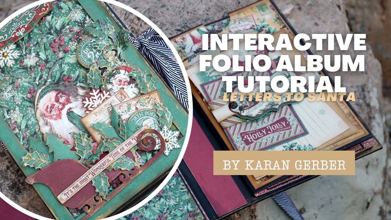 Interactive Folio Album with Shaker Cover Tutorial by Karan Gerber - YouTube