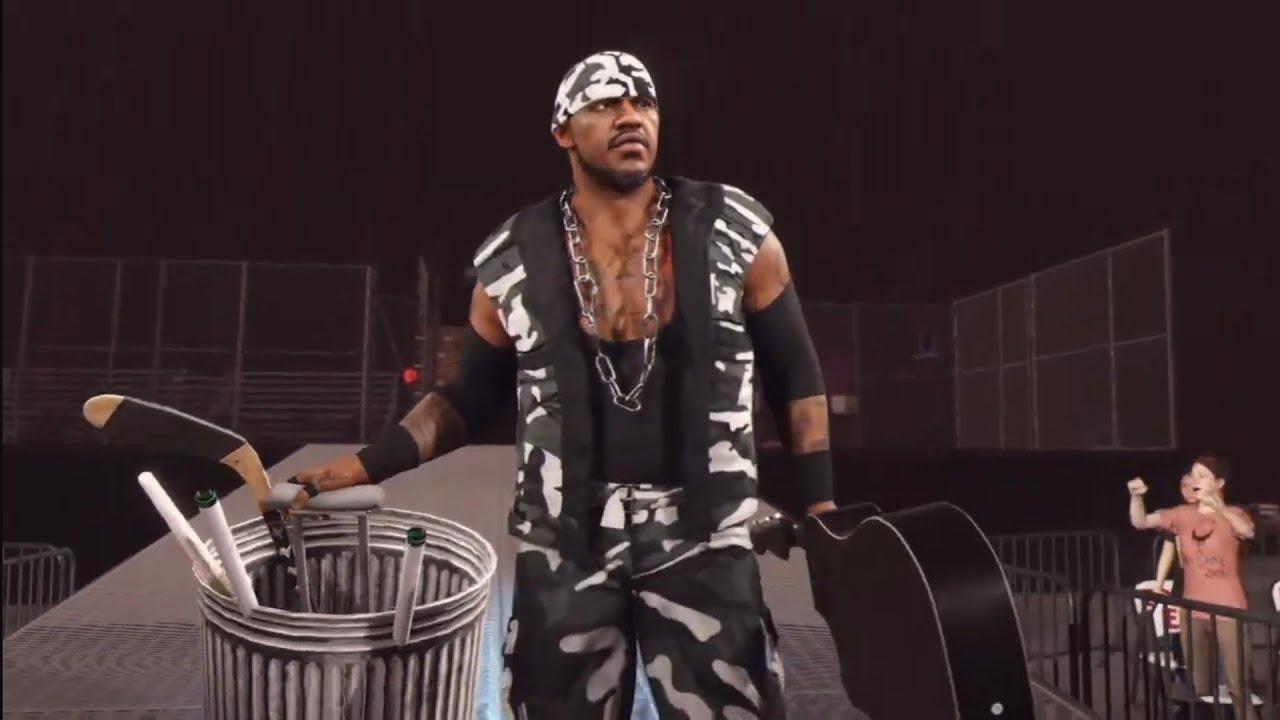 New Jack vs Big Vito. Hardcore rules. ECW. WWE 2K25 - YouTube