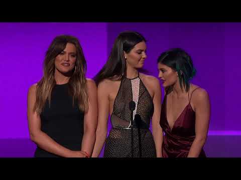 Khloe Kardashian, Kylie and Kendall Jenner Present Favorite Pop Rock Female Artist - AMA 2014
