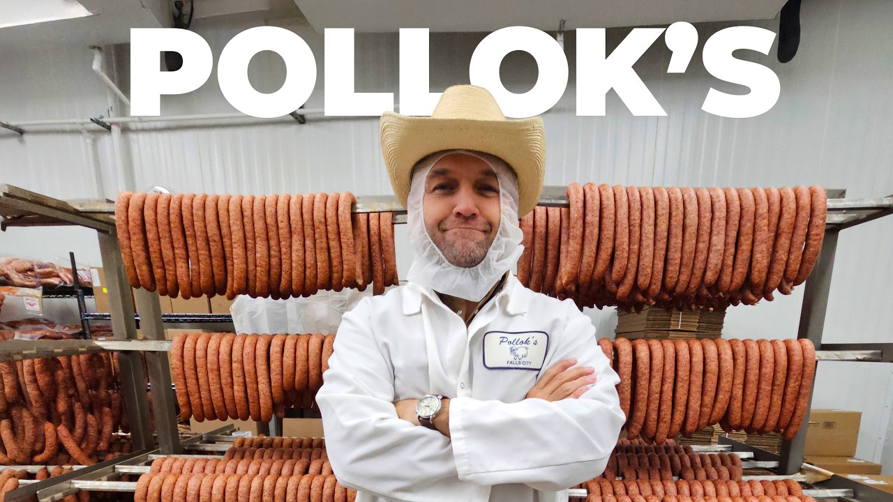 Making Authentic Texas Polish Sausage and BBQ 🍖- Pollok's Market, Falls ...