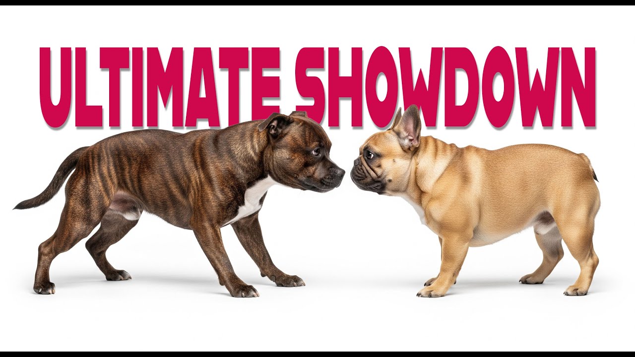 ULTIMATE SHOWDOWN: FRENCH BULLDOG vs STAFFY BULL TERRIER - YouTube