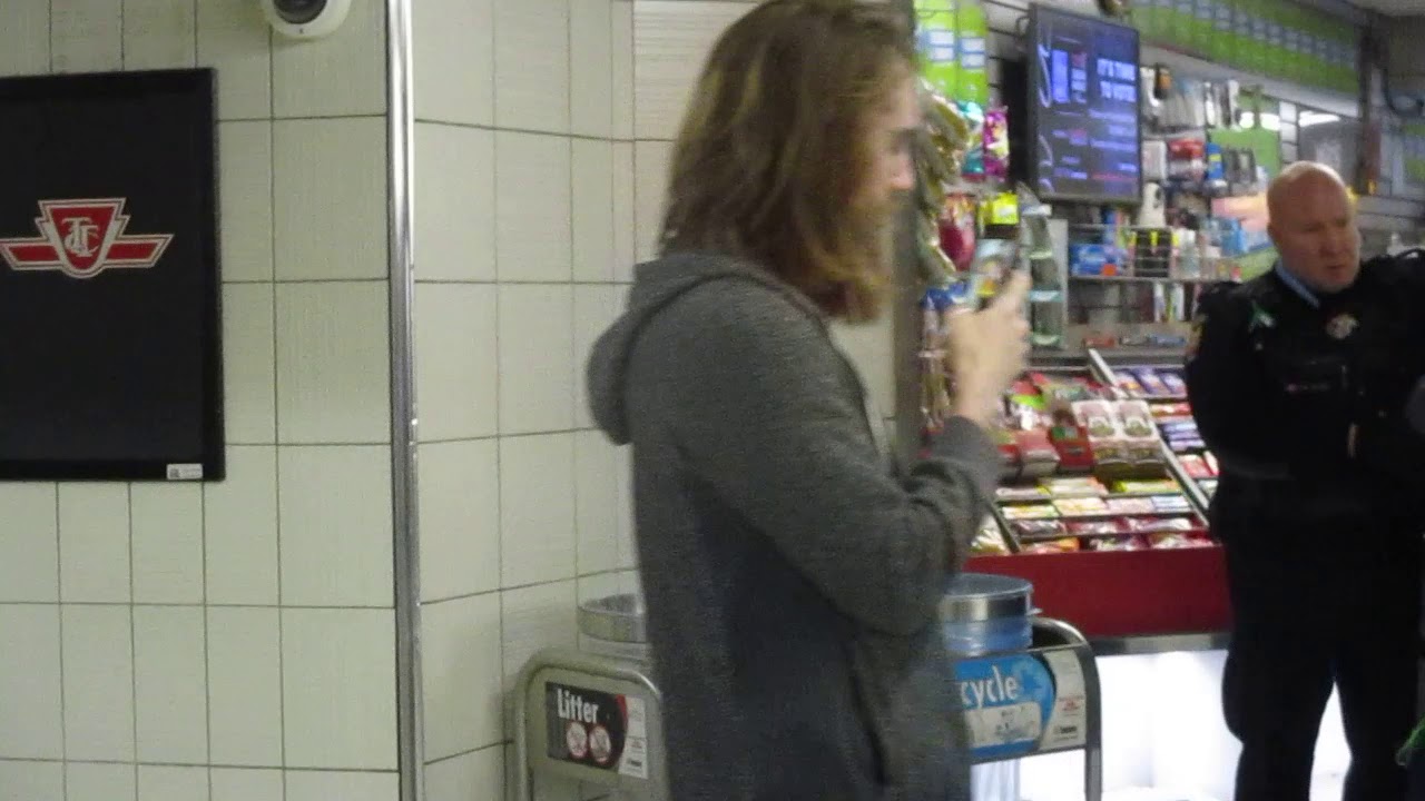 TTC transit arrest at Bloor-Yonge station - YouTube