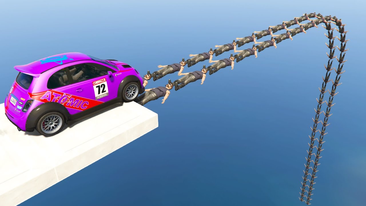 GTA 5 ONLINE - MEGA HUMAN RAMP - YouTube