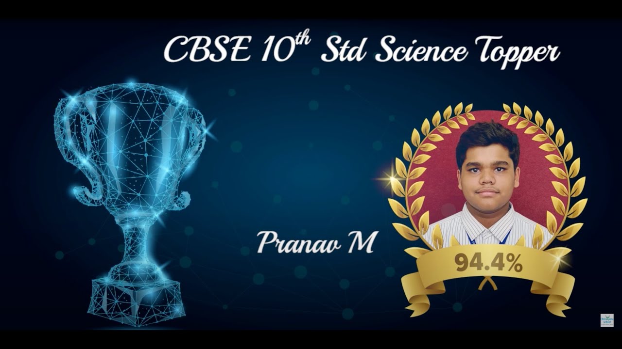 Science Topper in CBSE class 10 exam 2020 | Chitrakoota School ...