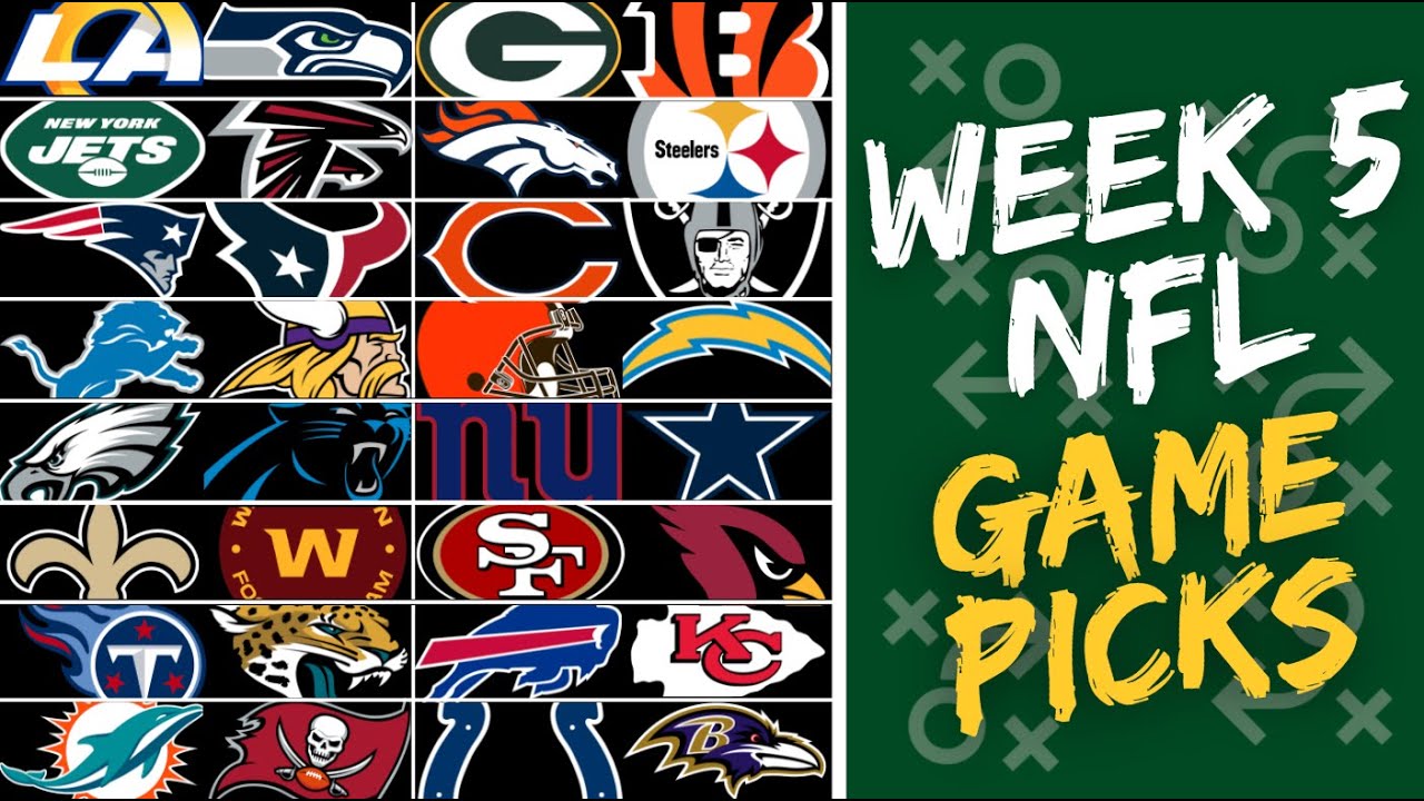 NFL Week 5 Game Picks - YouTube