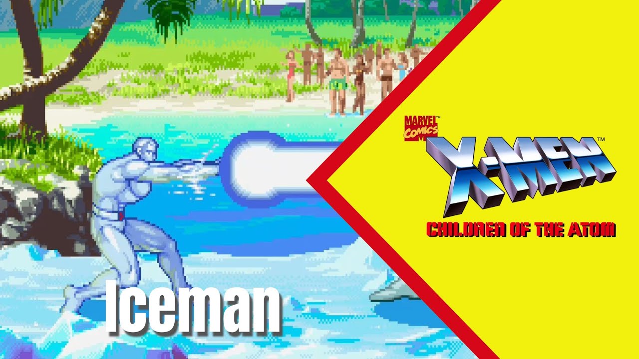 The Sub Zero Mutant | X-Men: Children of the Atom | Iceman Gameplay ...