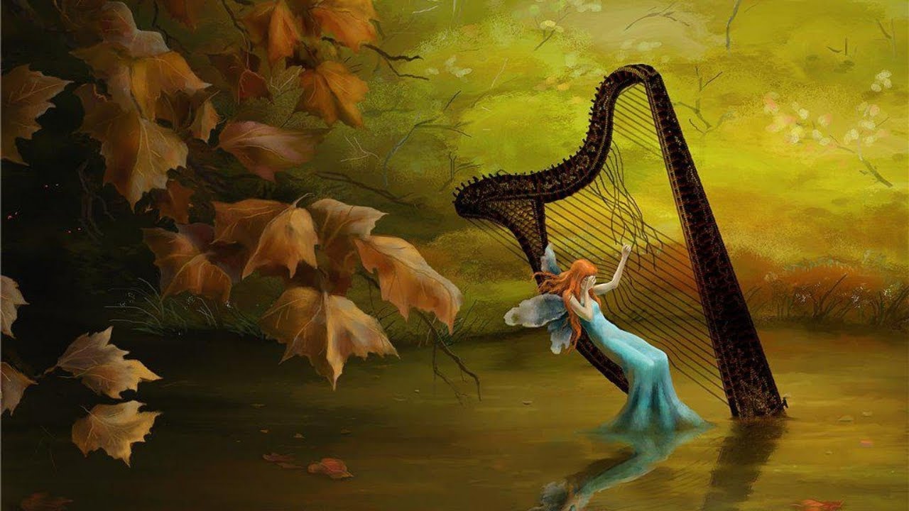 Autumn Collective Harp 🍁 Relaxation Of Mind 🍁 Peaceful Instrumental ...