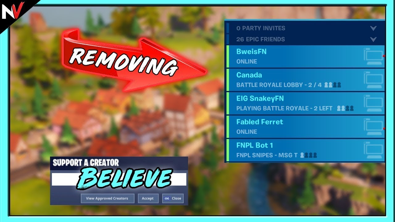 Removing All EPIC FRIENDS On FORTNITE ?? Oof... - YouTube