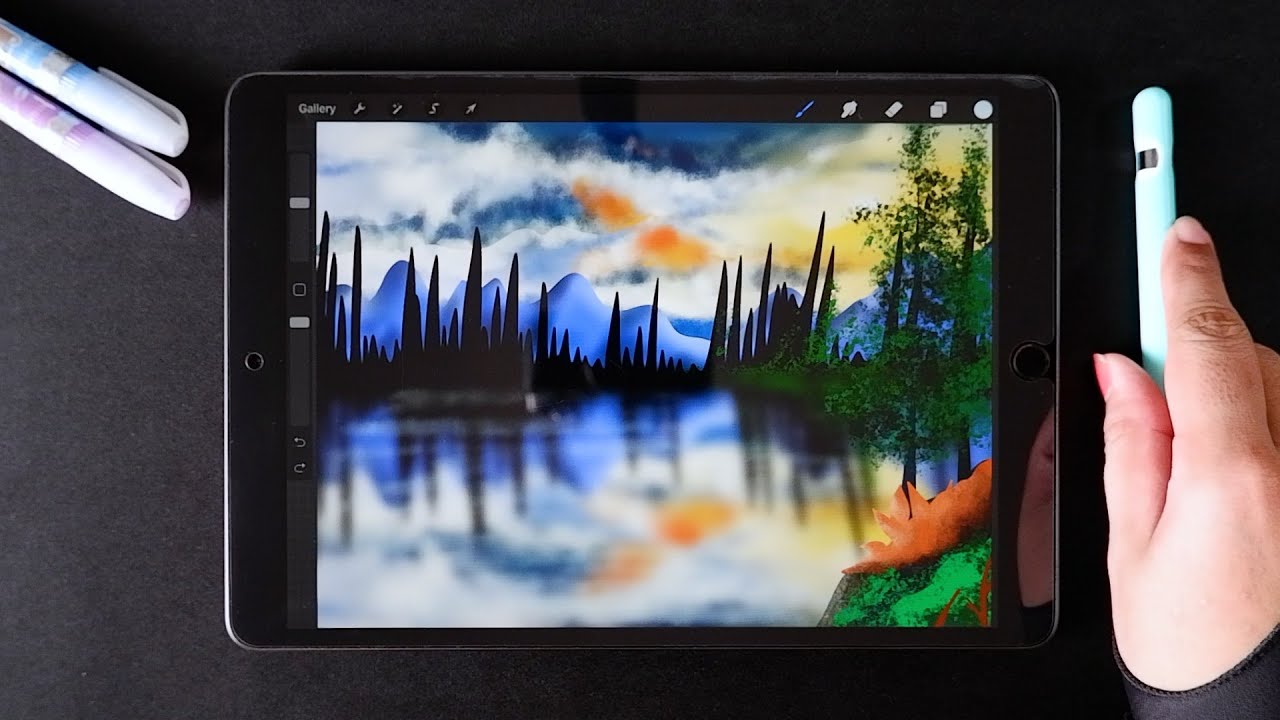Menggambar Pemandangan dengan Procreate di Ipad | by Hestia - YouTube