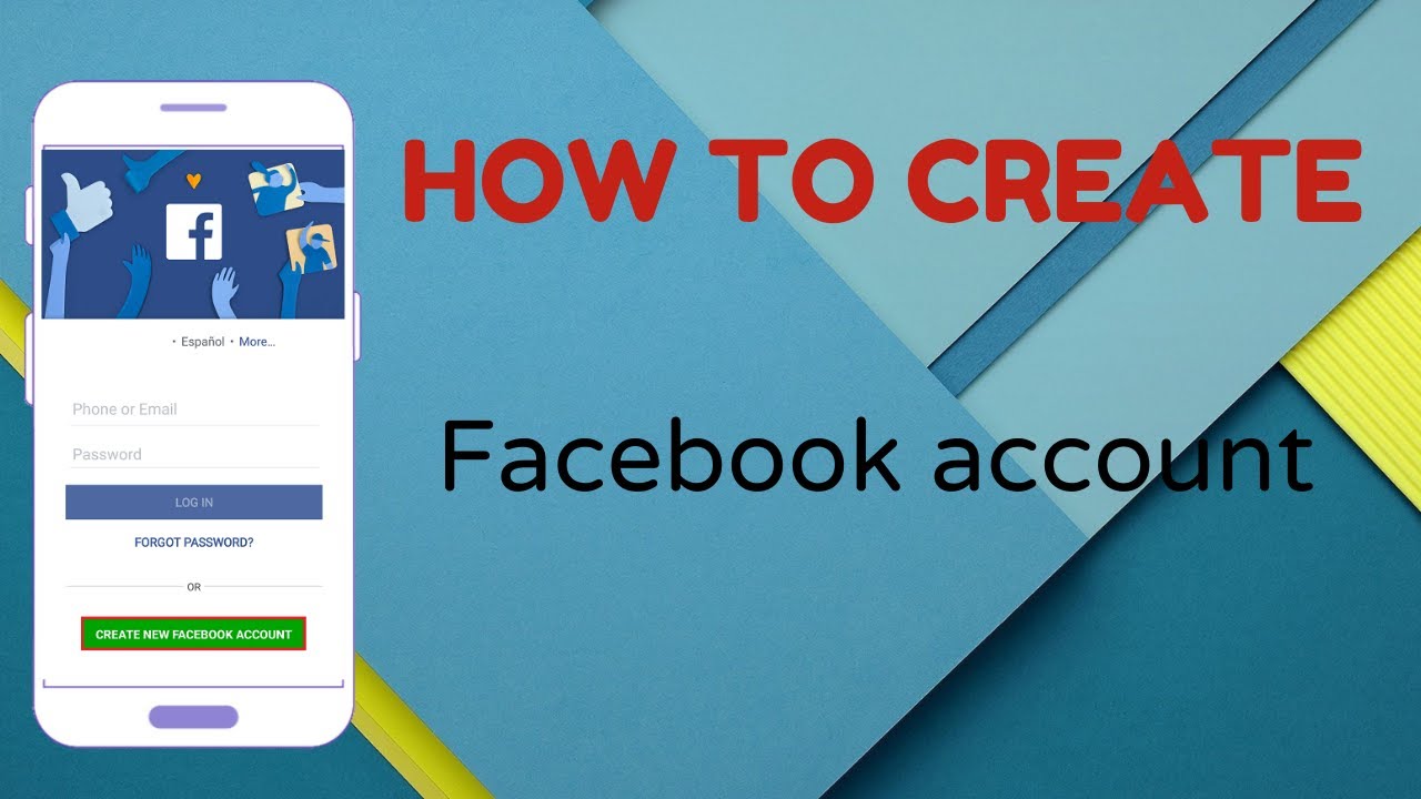 How to create facebook account | how to create facebook account without ...