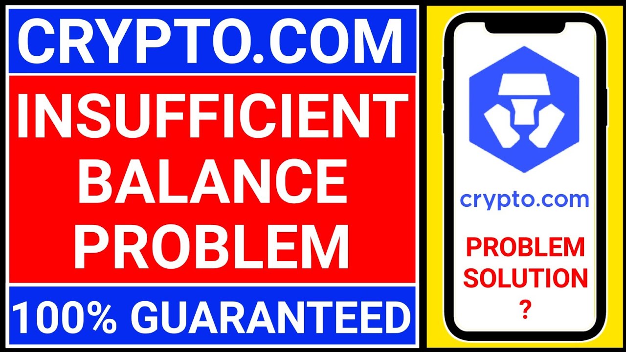 🔴crypto.com insufficient balance | insufficient balance crypto.com ...
