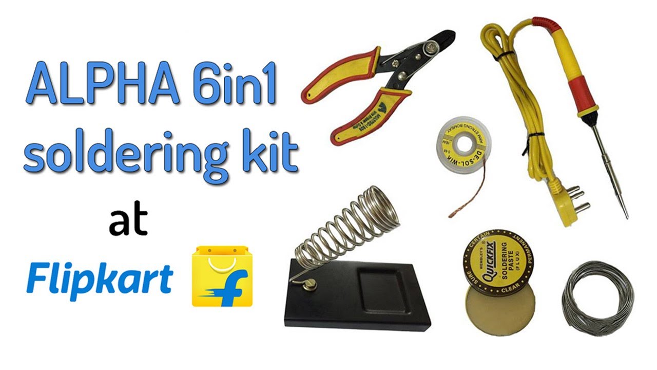 ALPHA 6in1 soldering kit 25 Watt - Review - YouTube