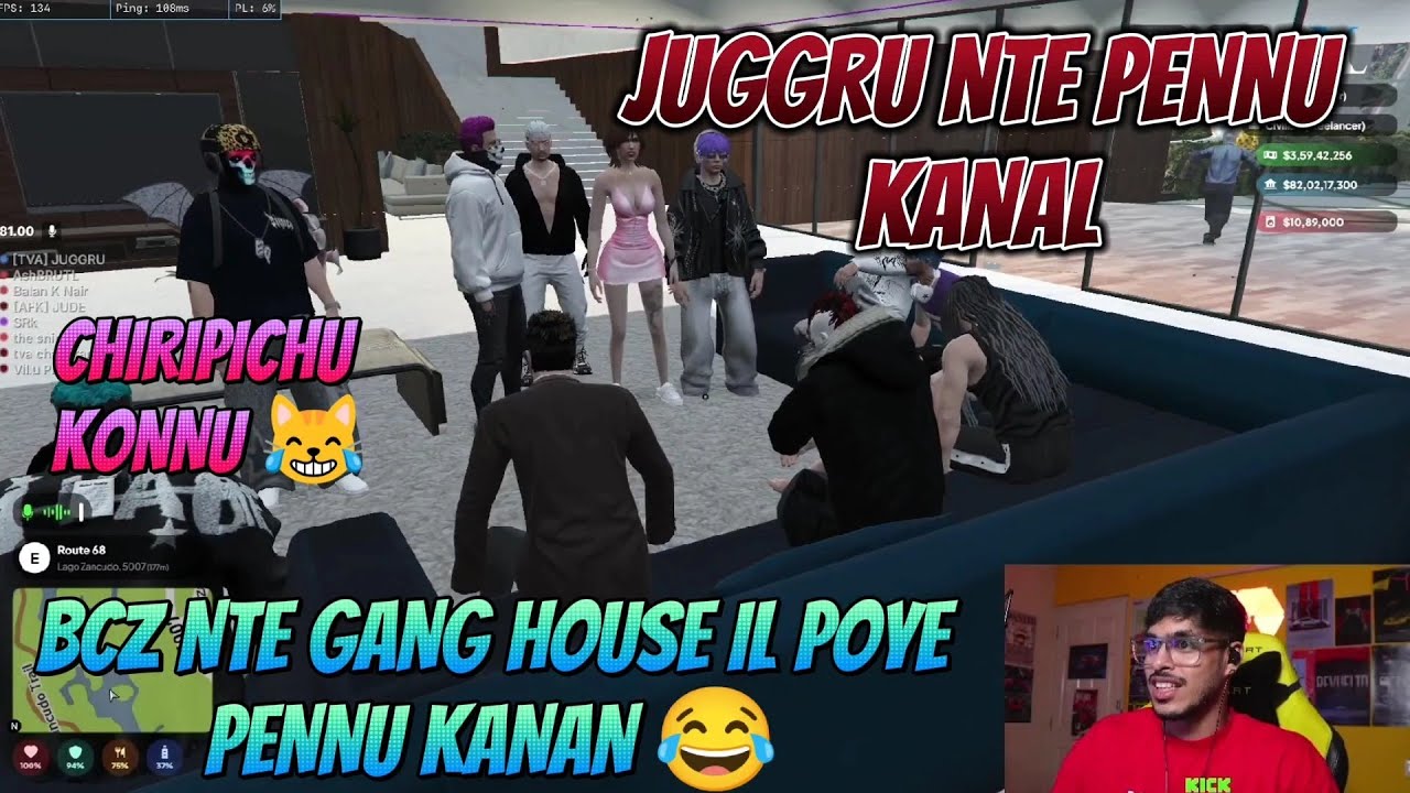 JUGGRU NTE PENNU KANAL 😹 BCZ NTE GANG HOUSE IL POYE PENNU KANAN 😂 # ...