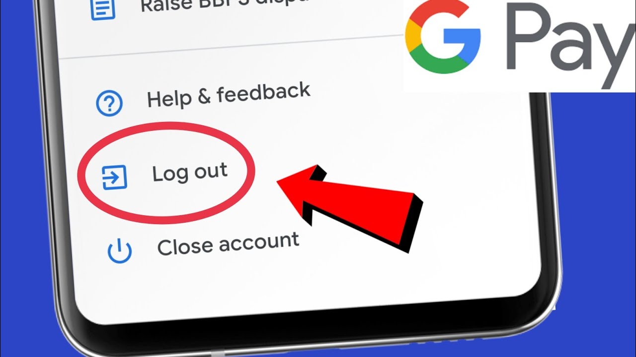 How To Logout Google Pay account | Google pay logout kaise kare - YouTube