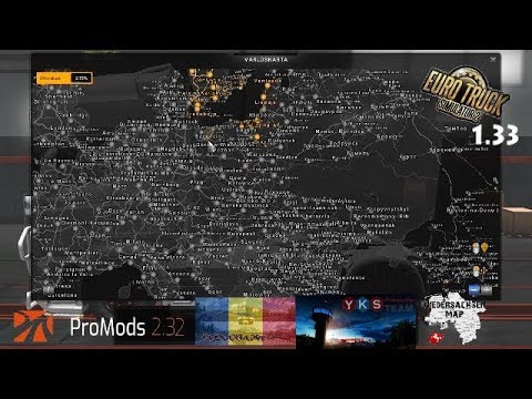 ETS2 1.33 I Big Map Setup I Promods 2.32 I Load Order - YouTube