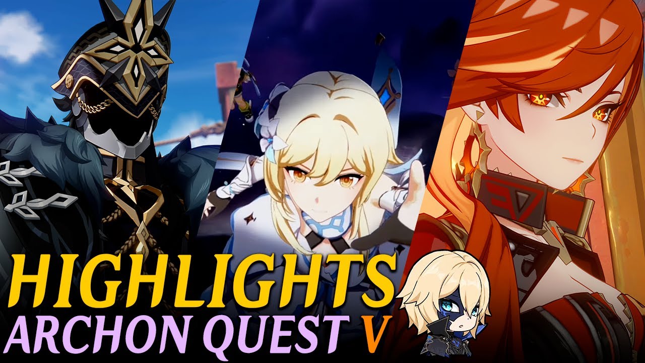 ARCHON QUEST CAPITOLO V: Atti I & II | HIGHLIGHTS + COMMENTO | Genshin ...