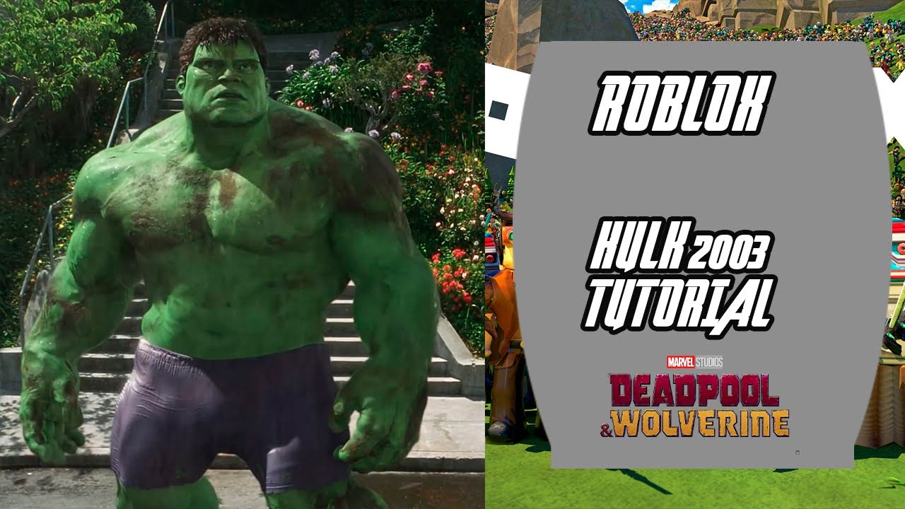ROBLOX HULK (2003) TUTORIAL #roblox #robloxhulk - YouTube